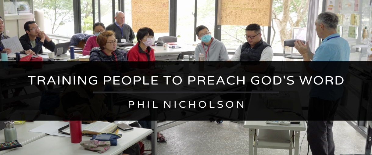 Training people to preach God's word - OMF Australia