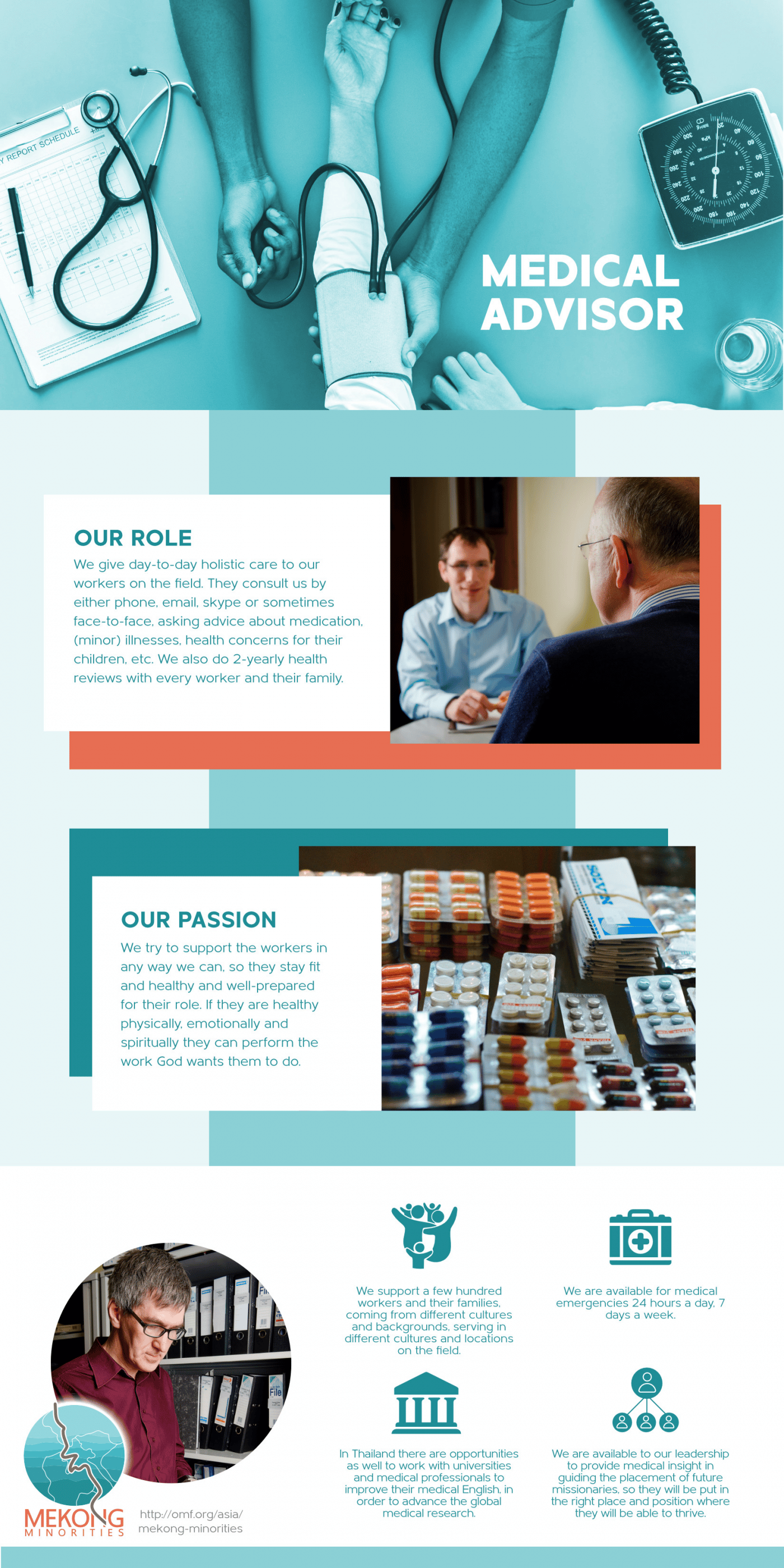 Mekong Medical Advisor Infographic - OMF Australia