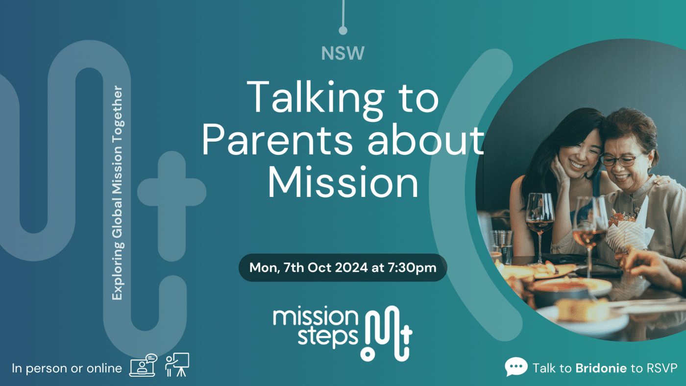 Mission Steps (NSW): Talking to Parents about Mission