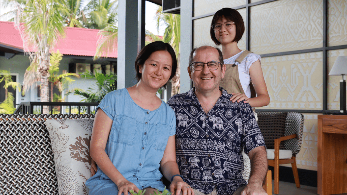 Hefin & Janet Jones, with Rhiannon