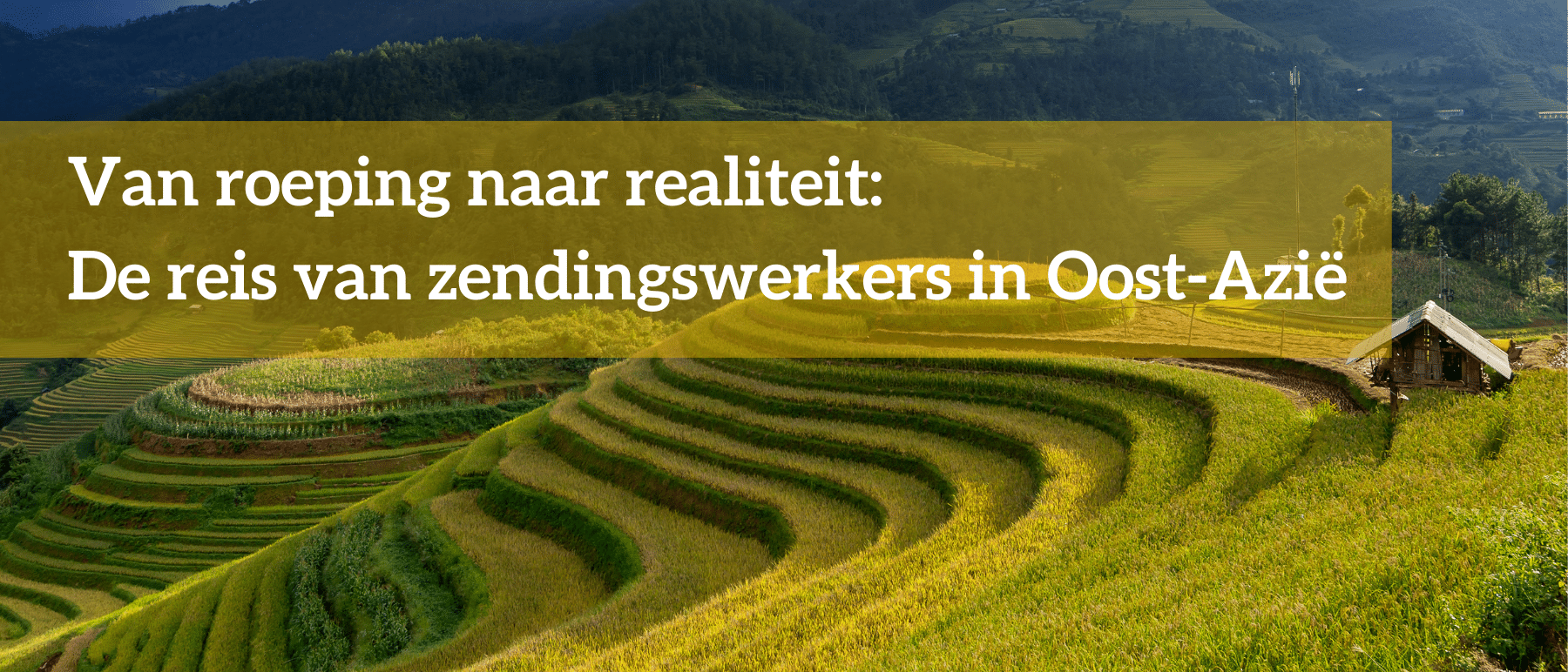Zendingswerkers vertellen... - OMF Nederland | Hart voor Azië, hoop ...