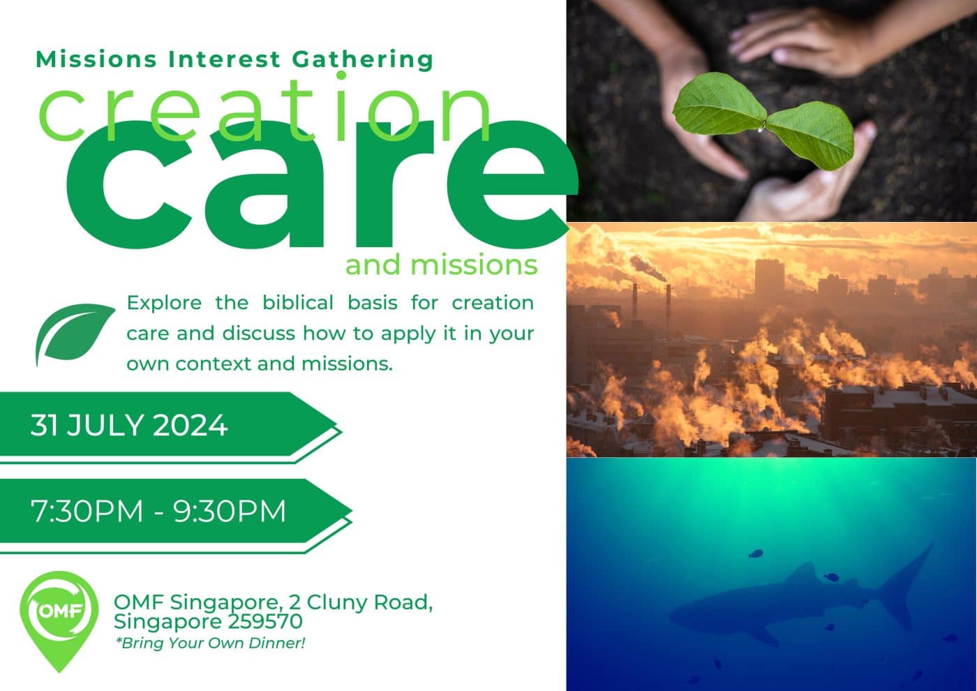 Creation Care & Missions (31 July 2024) - OMF Singapore