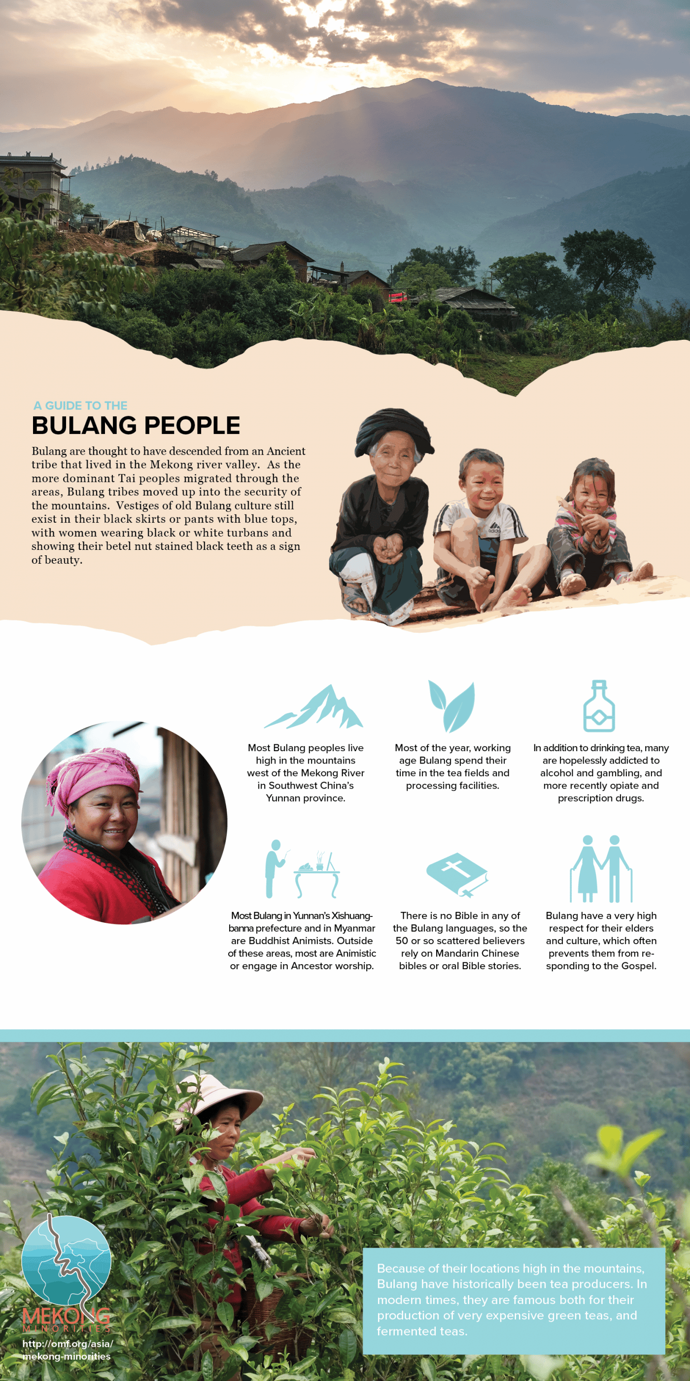 Bulang People Infographic - OMF Thailand | Mission among East Asia's people