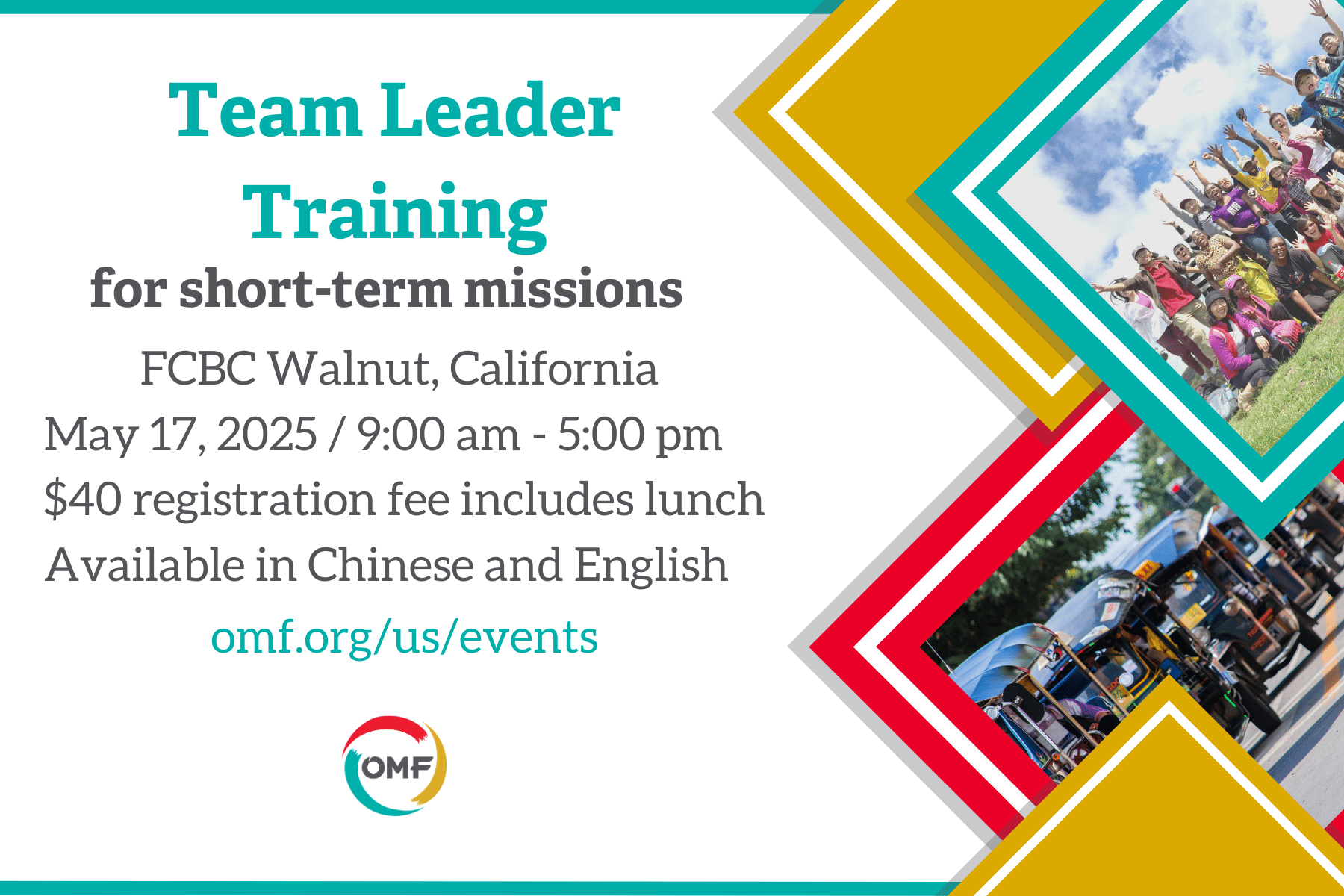 Team Leader Training - OMF (U.S.) | Heart for Asia. Hope for billions.